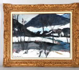 Richard Heintz | Naze, sous la neige (1925) | MutualArt