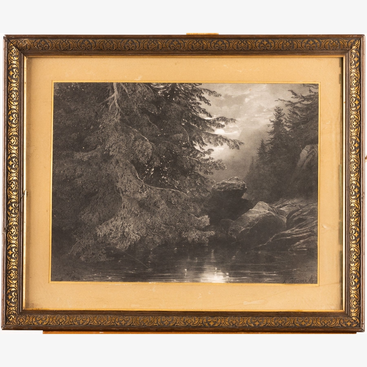 Alexandre Calame | Paysage lacustre | MutualArt