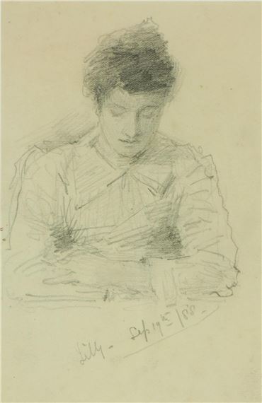 John Butler Yeats | Lily Yeats (1888) | MutualArt