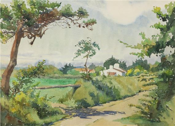 Charles Walter Simpson | The Country Lane | MutualArt