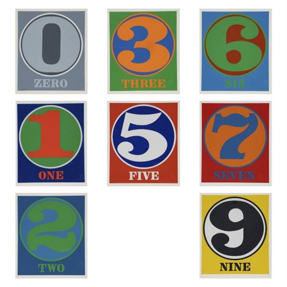 Robert Indiana | Numbers (1968) (1968) | MutualArt