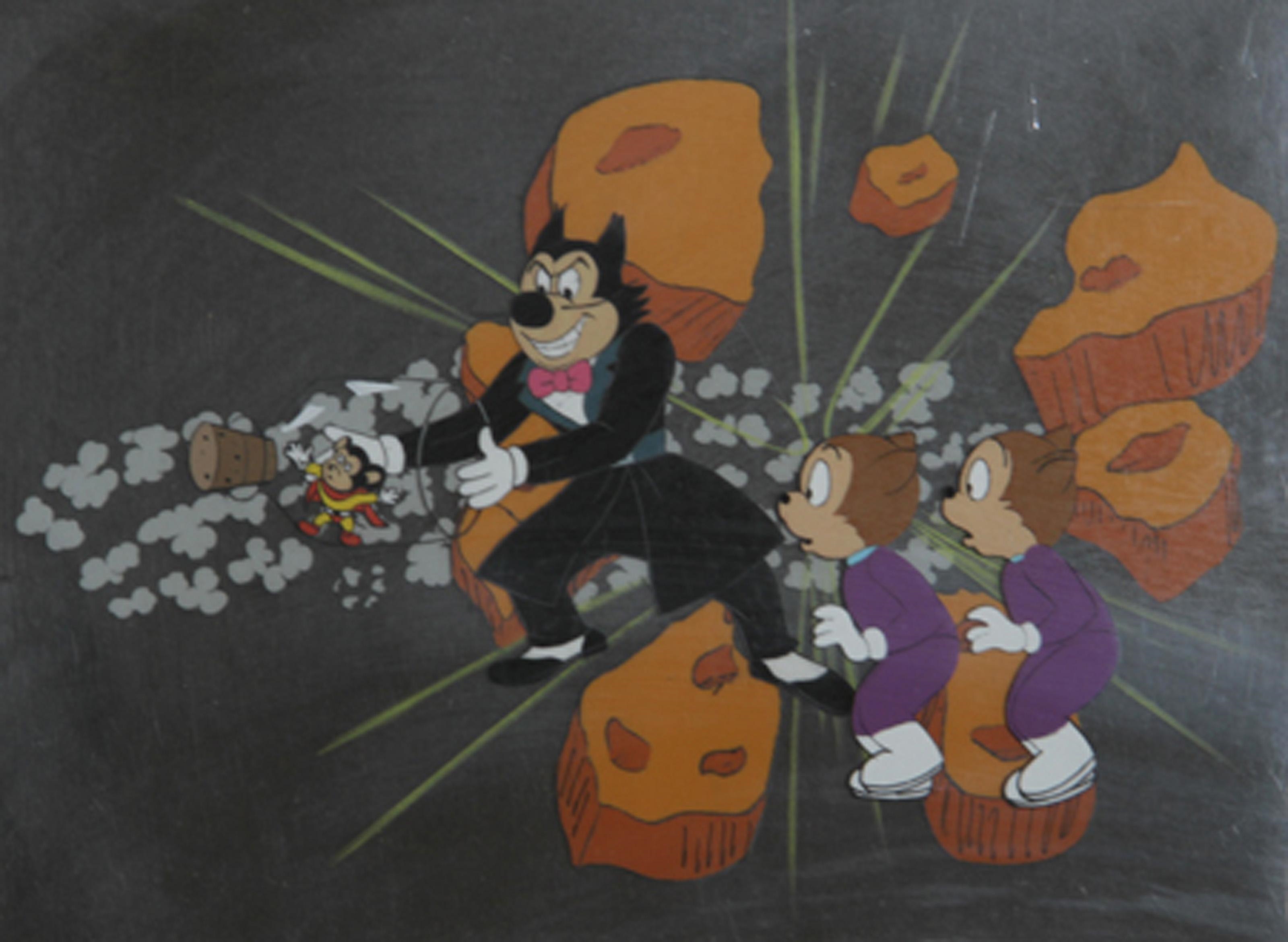 Ralph Bakshi | Mighty Mouse Captured By Oil Can Harry (1938) | MutualArt