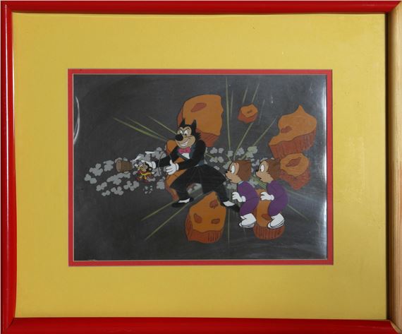 Ralph Bakshi | Mighty Mouse Captured By Oil Can Harry (1938) | MutualArt