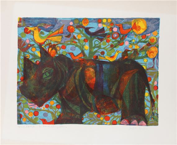 Judith Bledsoe | Black Rhino (Circa 1970) | MutualArt