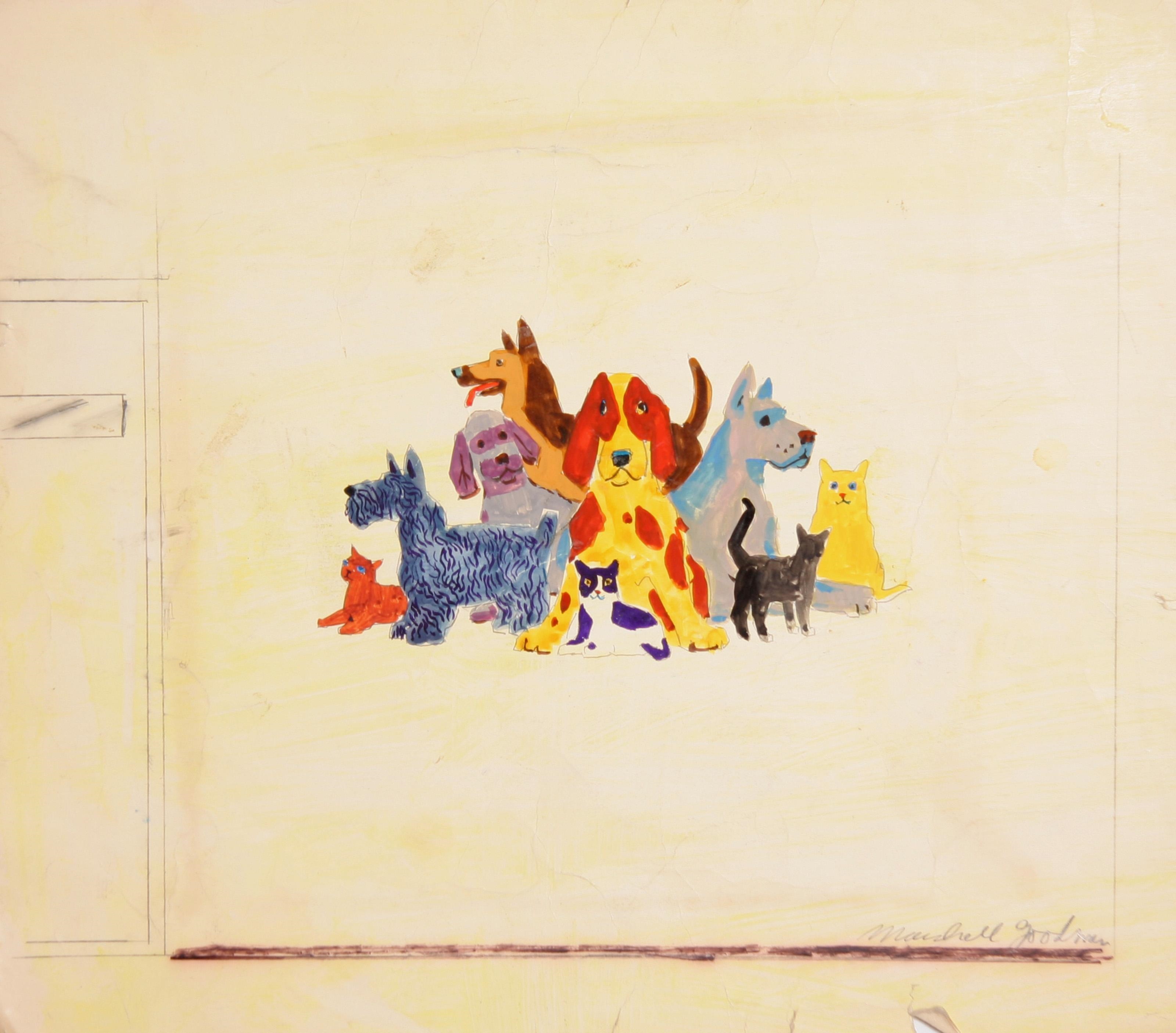 Marshall Goodman | Dogs and Cats (1916) | MutualArt