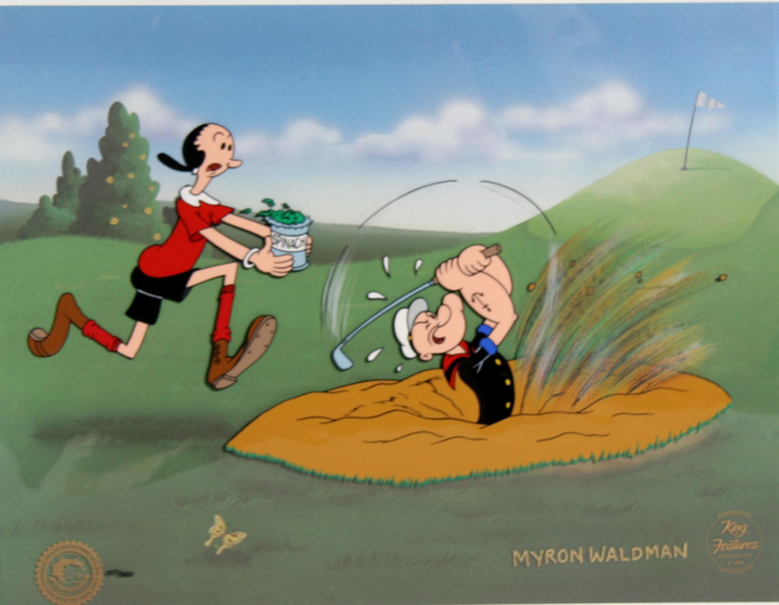 Popeye The Sailor Man And Olive Oil