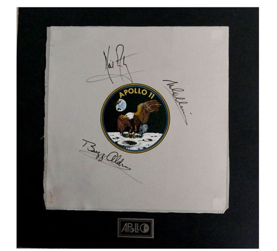 NASA | * Beta Cloth 23 X 23 cm with the logo of the Apollo XI mission ...