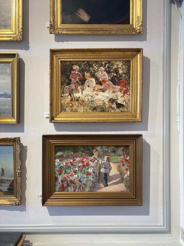 Laurits Regner Tuxen | A picnic in the garden | MutualArt