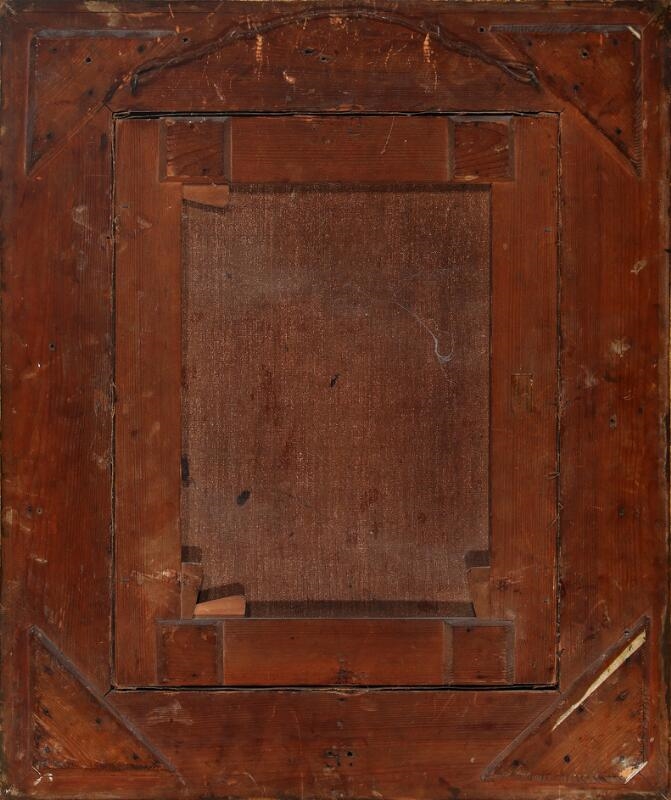 August Plum | A courtyard with a crying boy (1871) | MutualArt