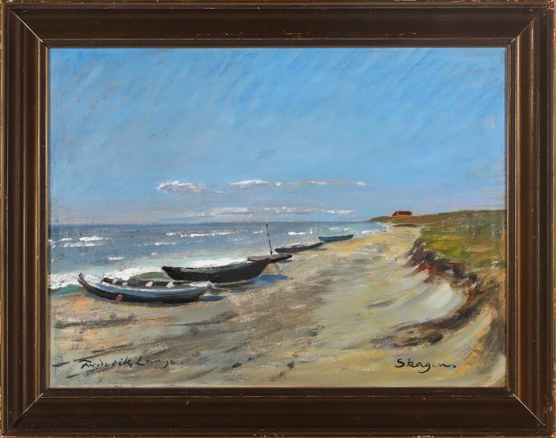 Frederik Lange | Coastal scenery from Skagen | MutualArt