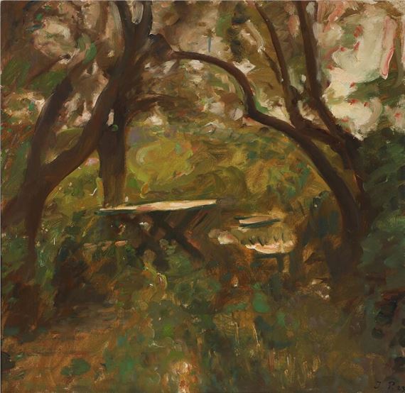 Julius Paulsen | Sunshine at the patio furniture in the summer garden ...