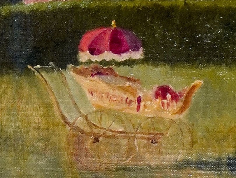 William Raphael | Stroller in the Gardens | MutualArt