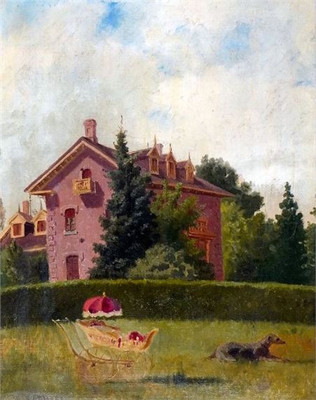 William Raphael | Stroller in the Gardens | MutualArt