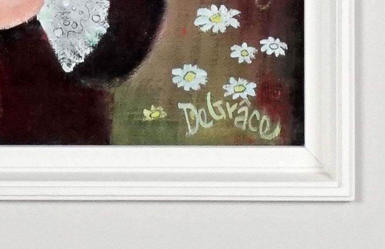 Nérée de Grâce | Lady with flowers | MutualArt