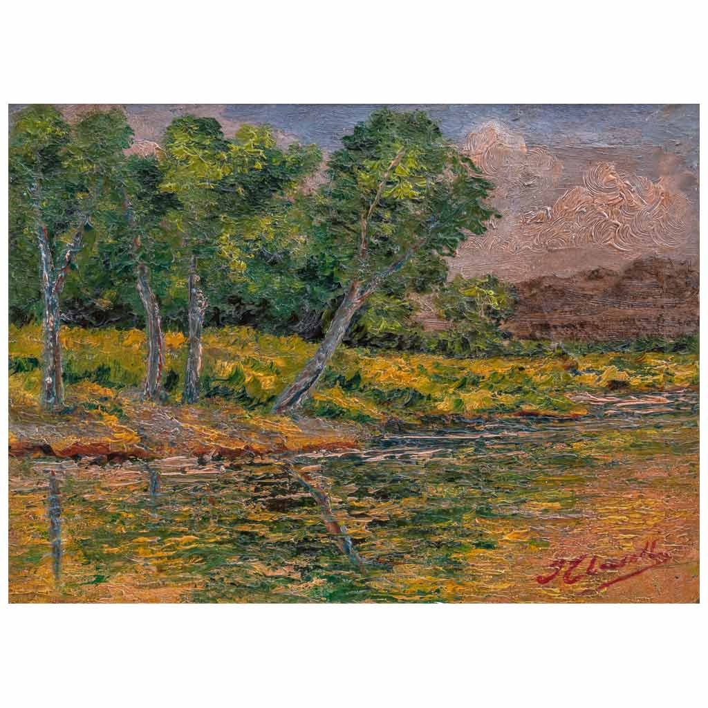 Joaquín Clausell | Atardecer en la rivera | MutualArt