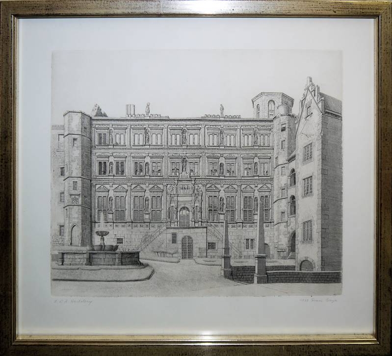 Franz Bayer | Ottheinrichsbau des Heidelberger Schlosses (1979) | MutualArt