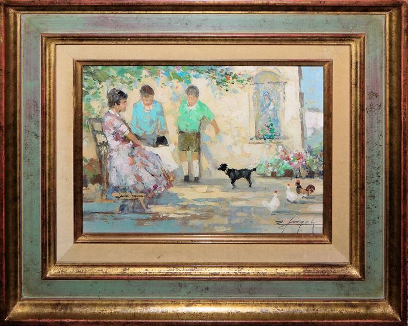 Ercole Frigoli | Sotto la Pergola | MutualArt