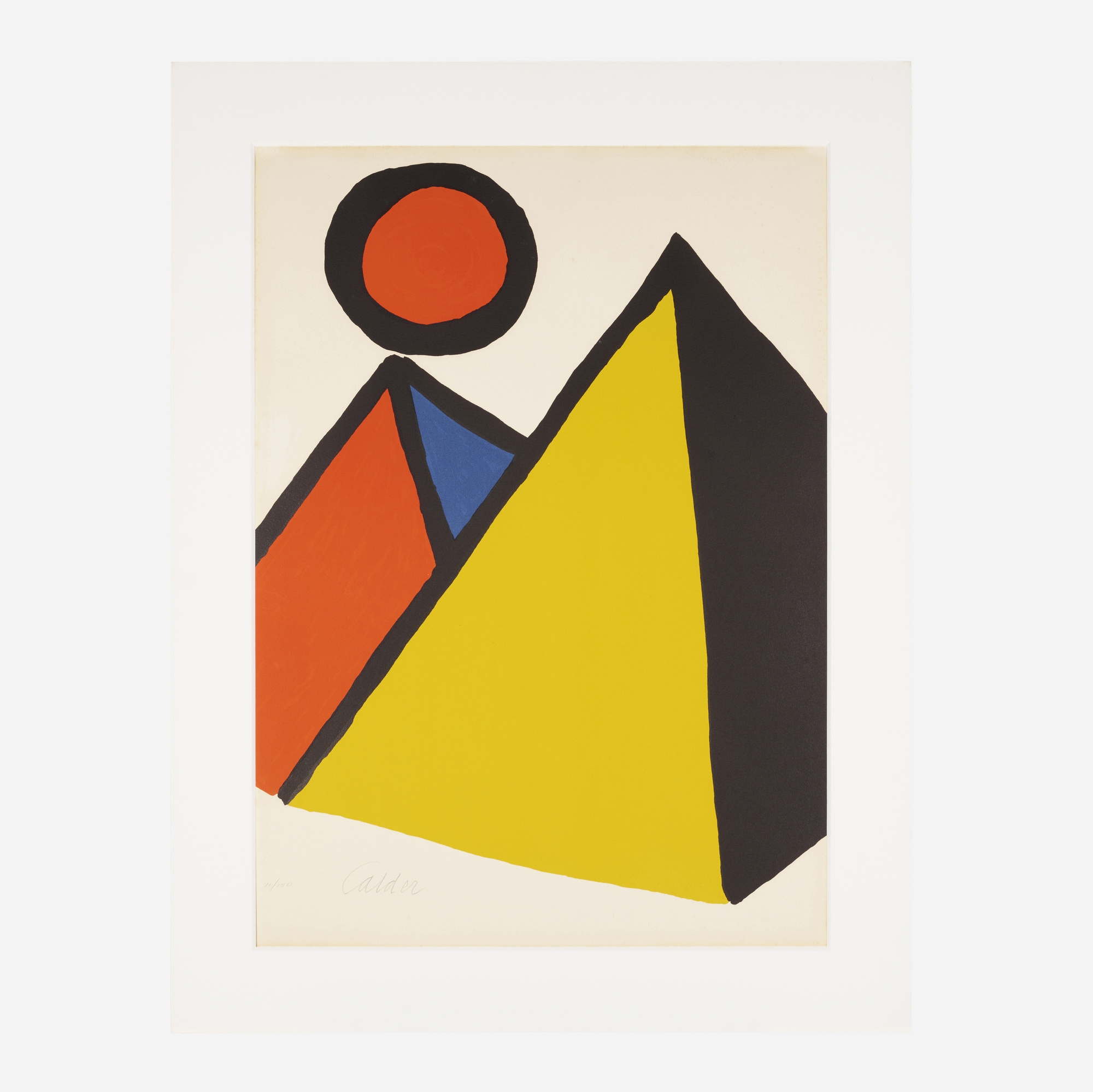 Alexander Calder | Pyramids and Sun (Circa 1975) | MutualArt
