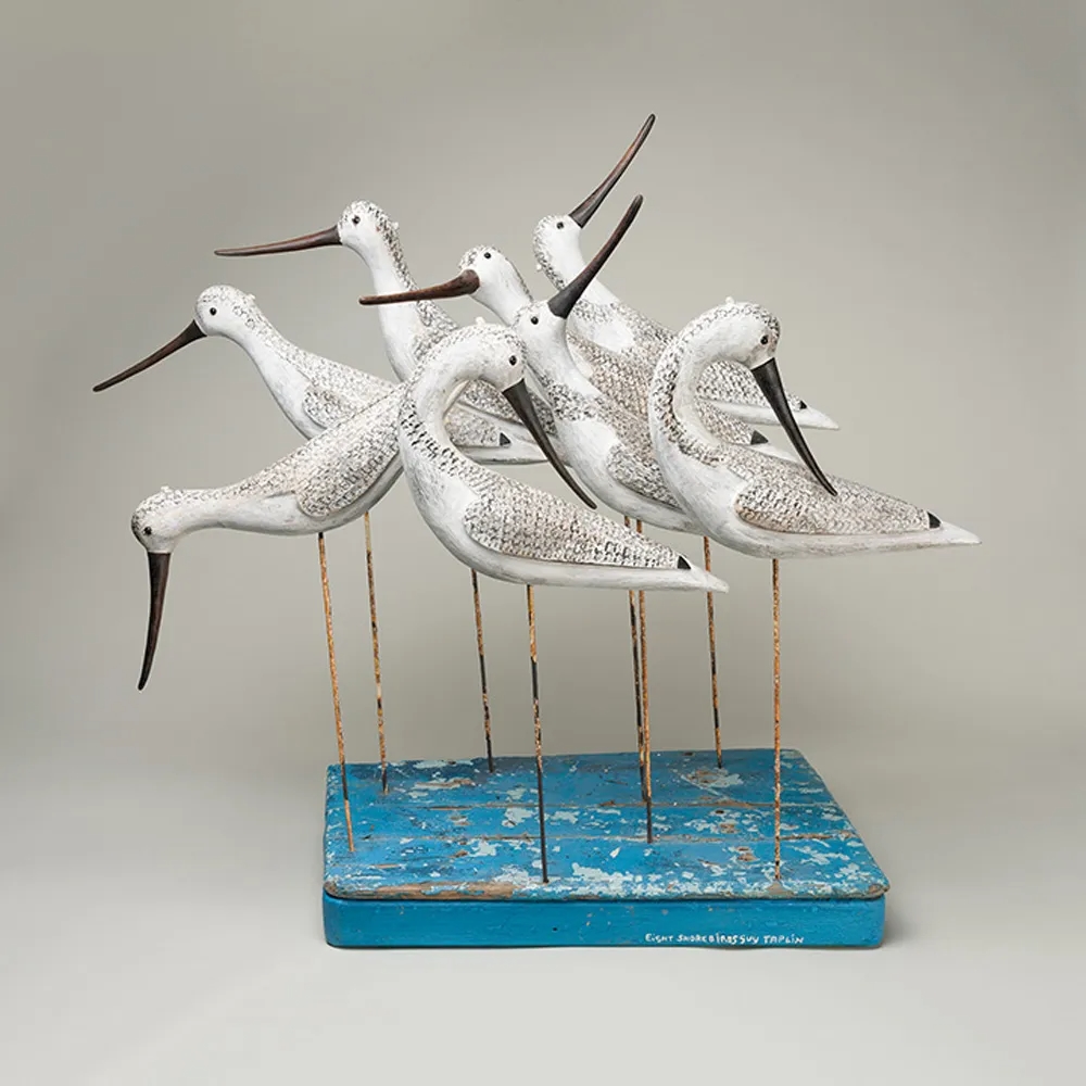 Guy Taplin | EIGHT SHOREBIRDS | MutualArt