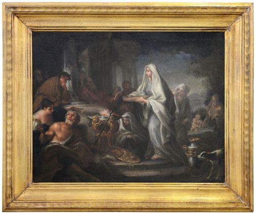 Sebastiano Conca | La vestale Tuscia di fronte a Numa Pompilio | MutualArt