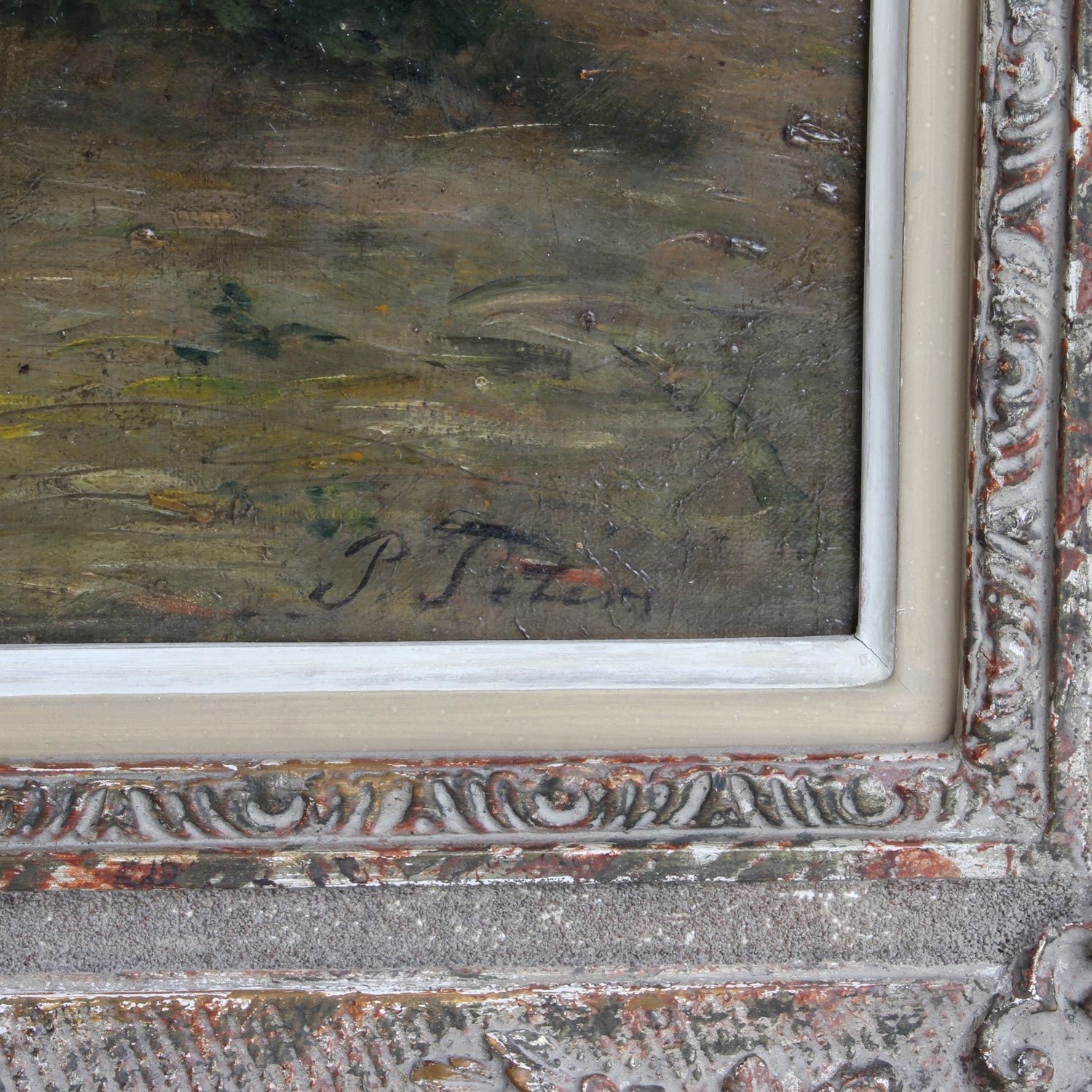 Pietronella Peters | Three children in front of the house | MutualArt