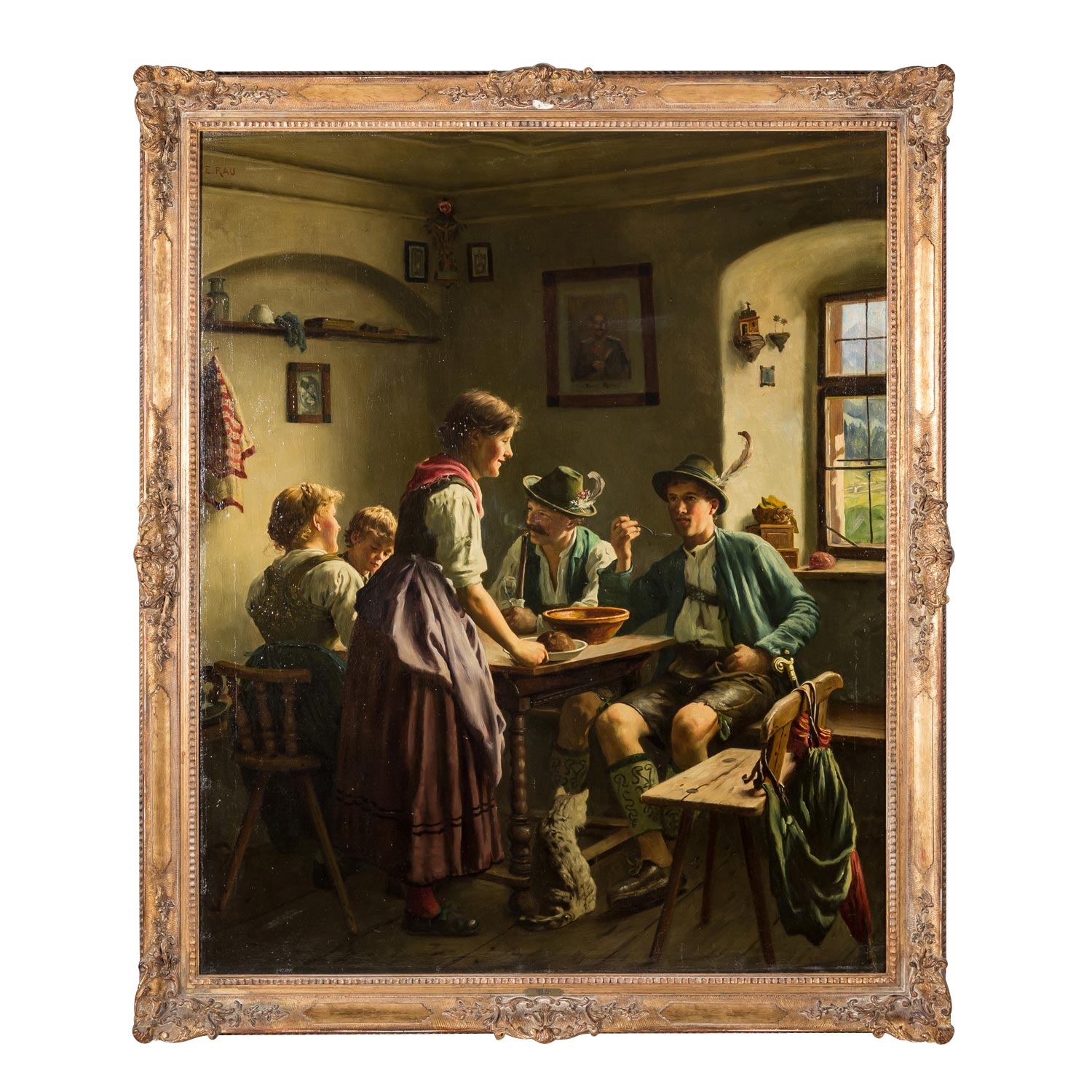 Emil Rau | In the farmer's parlour | MutualArt