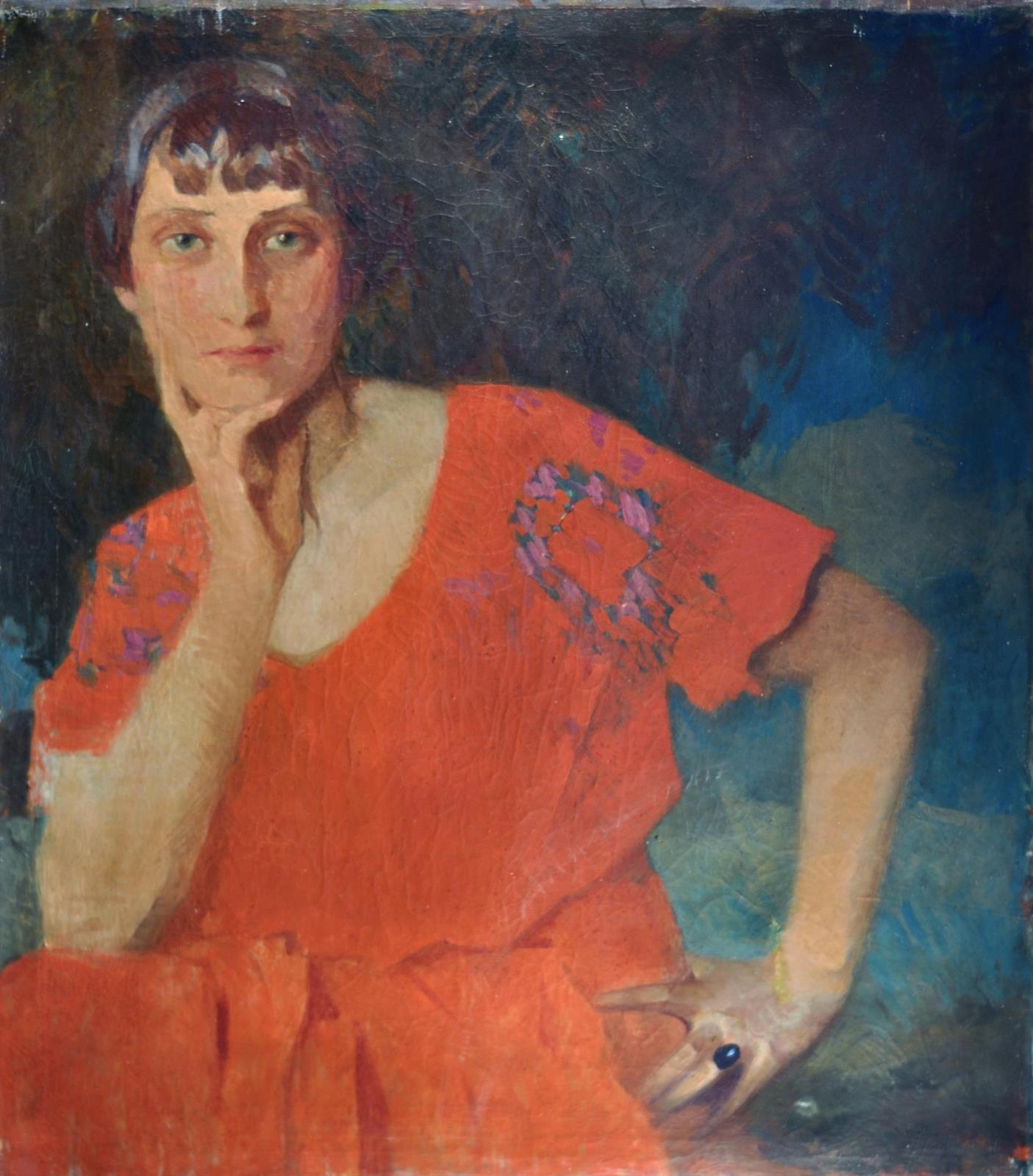 Edgardo Curcio | Ritratto della moglie del pittore | MutualArt