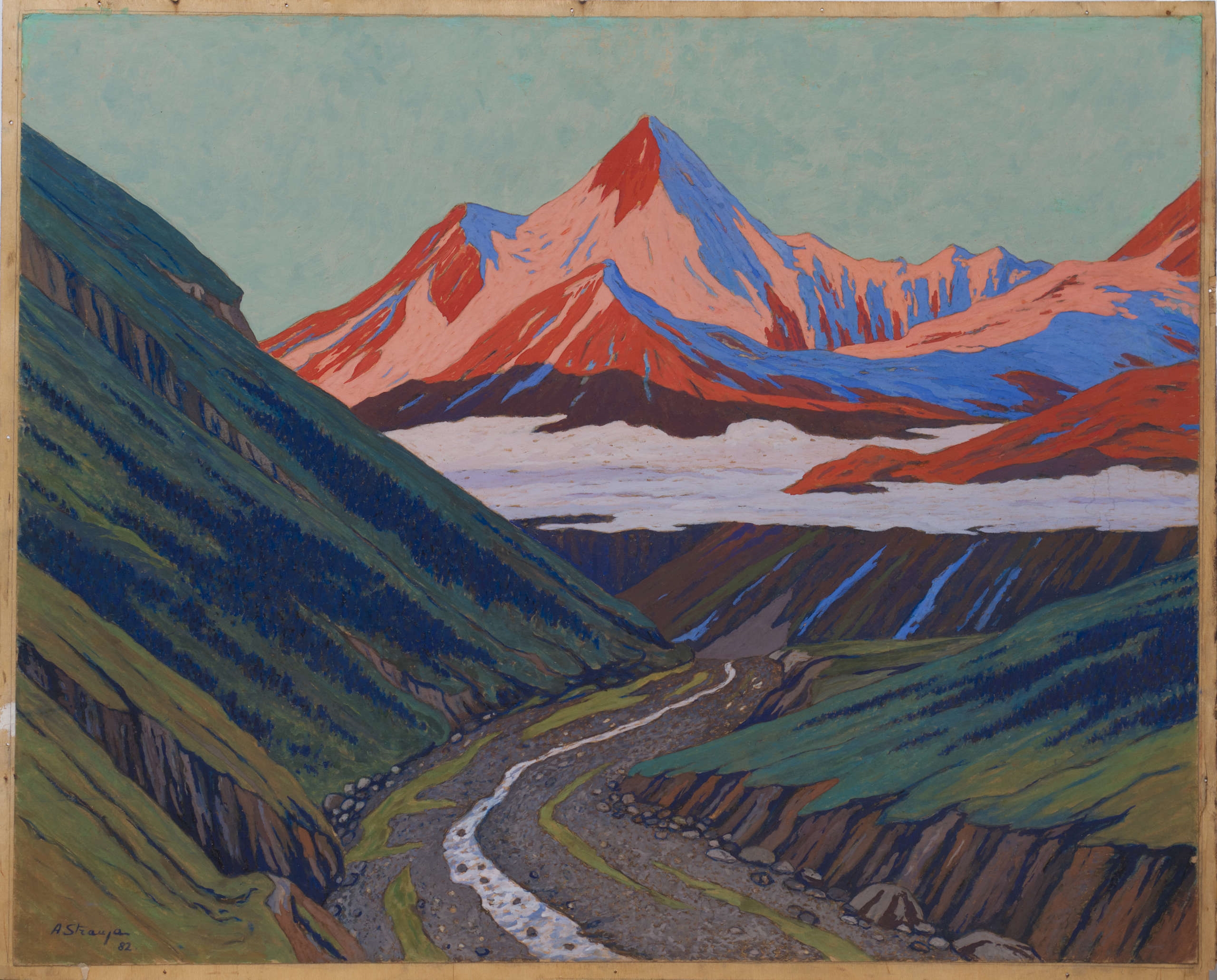 Arvids Strauja | Nakra Mountain in the Caucasus (Late 20th Century ...