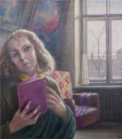 Hilda Vika | Self-portrait (20th Century) | MutualArt