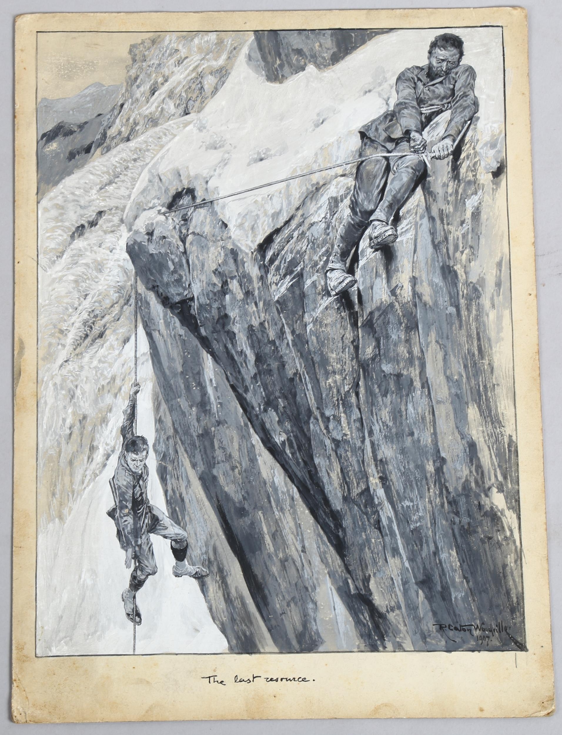 Richard Caton Woodville Jr. | The Last Resource (1907) | MutualArt