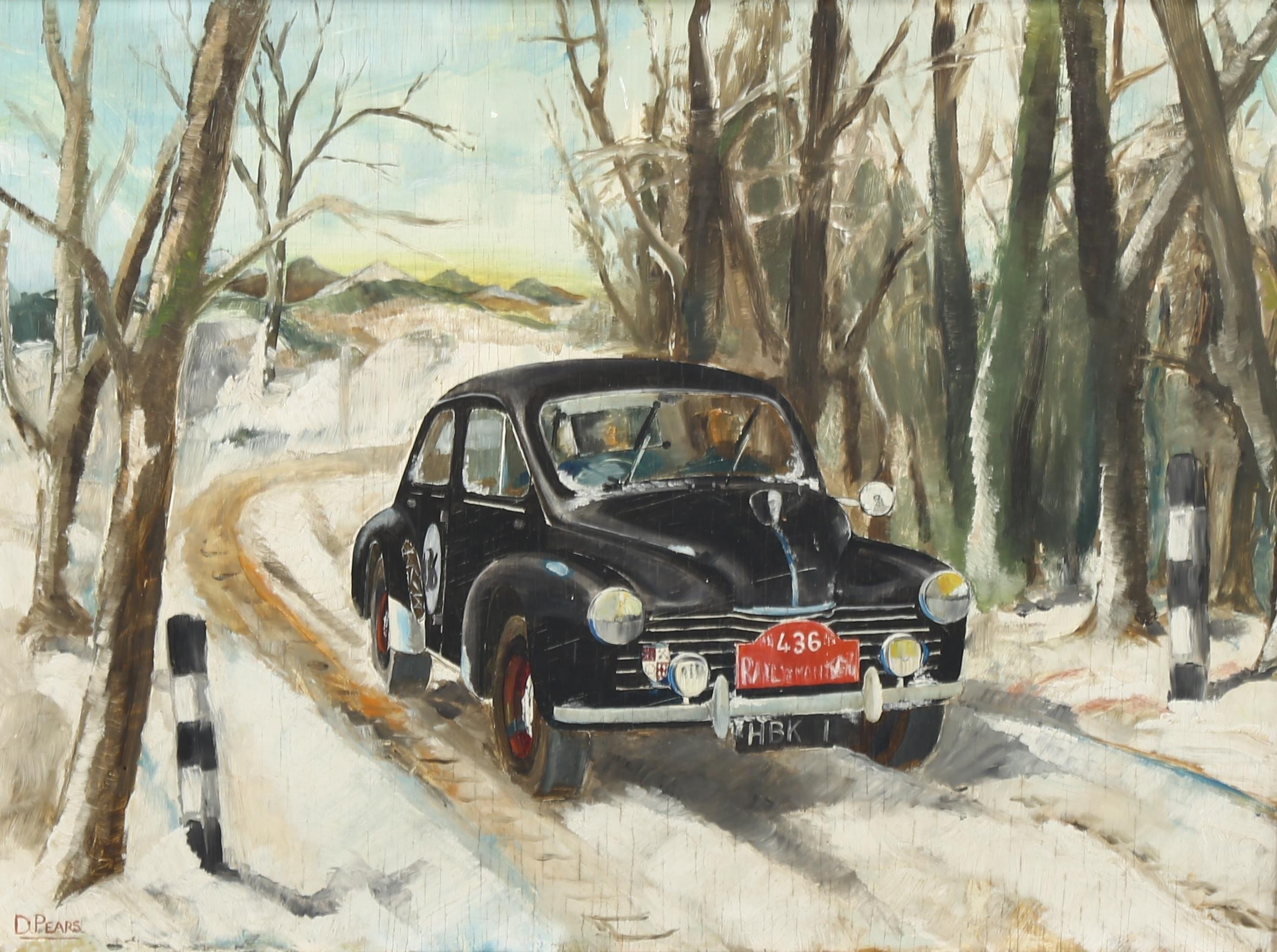 Dion Pears | Jowett Javelin Rally Car (1950) | MutualArt