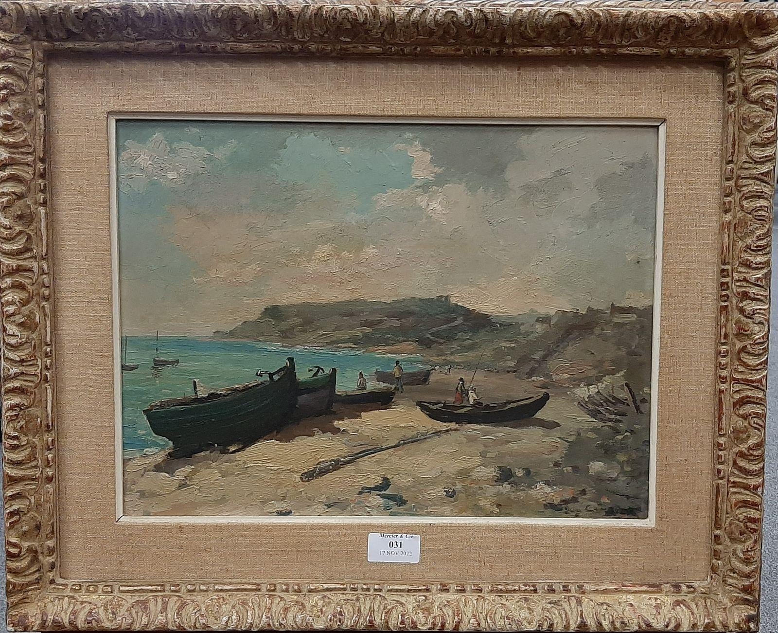 Pierre Eugene Cambier | Le débarquement, | MutualArt