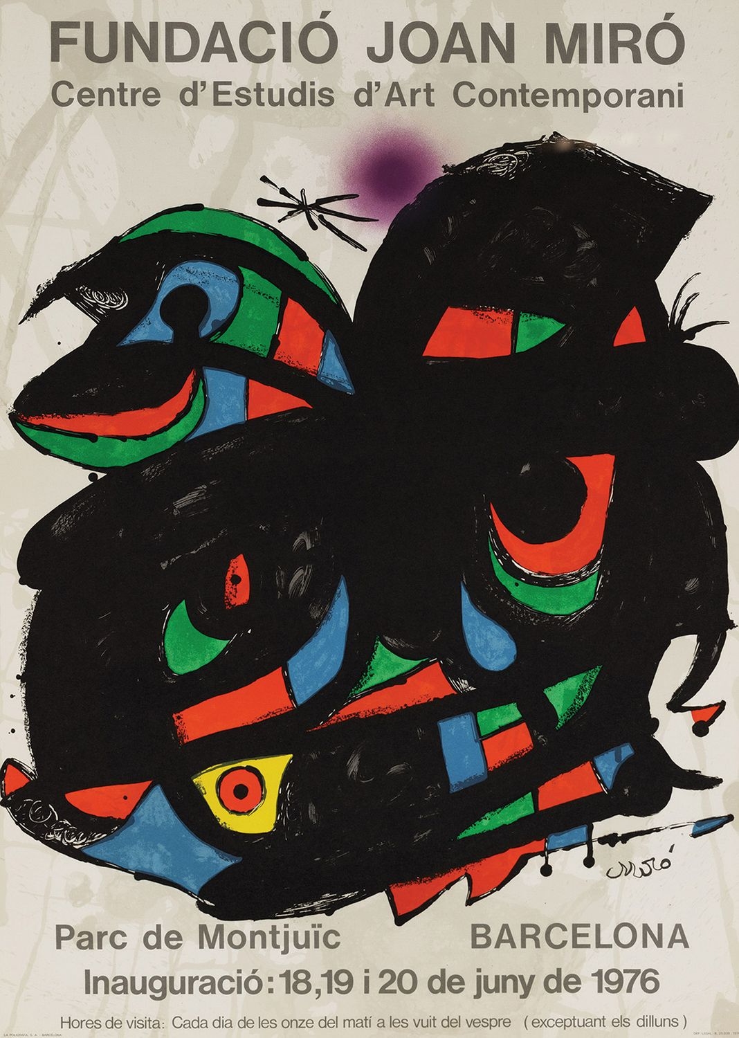 Joan Miró | FUNDACIÓ JOAN MIRÓ. OPENING (1976) | MutualArt