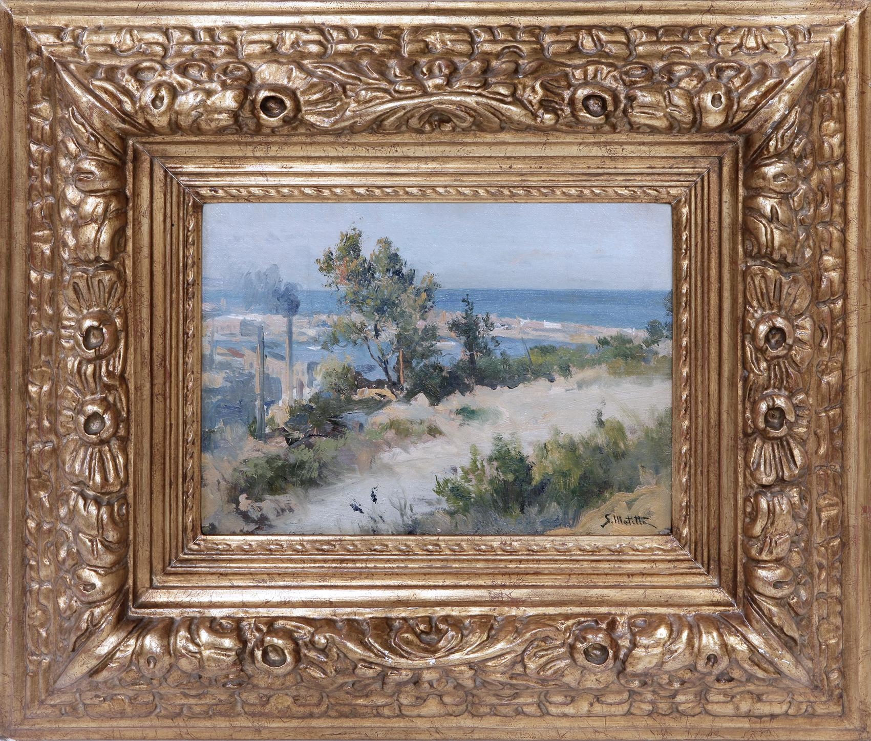 Segundo Matilla Marina | PAISAJE CON MARINA Y ÁRBOLES | MutualArt
