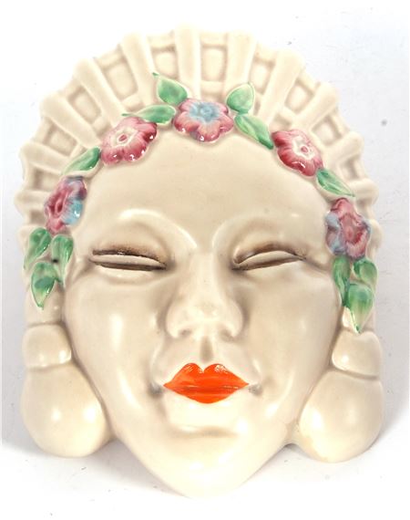 Clarice Cliff | a young lady with headress, | MutualArt