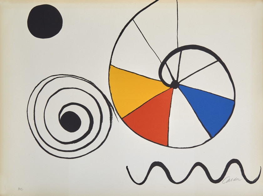 Alexander Calder | Spirale multicolore (1969) | MutualArt
