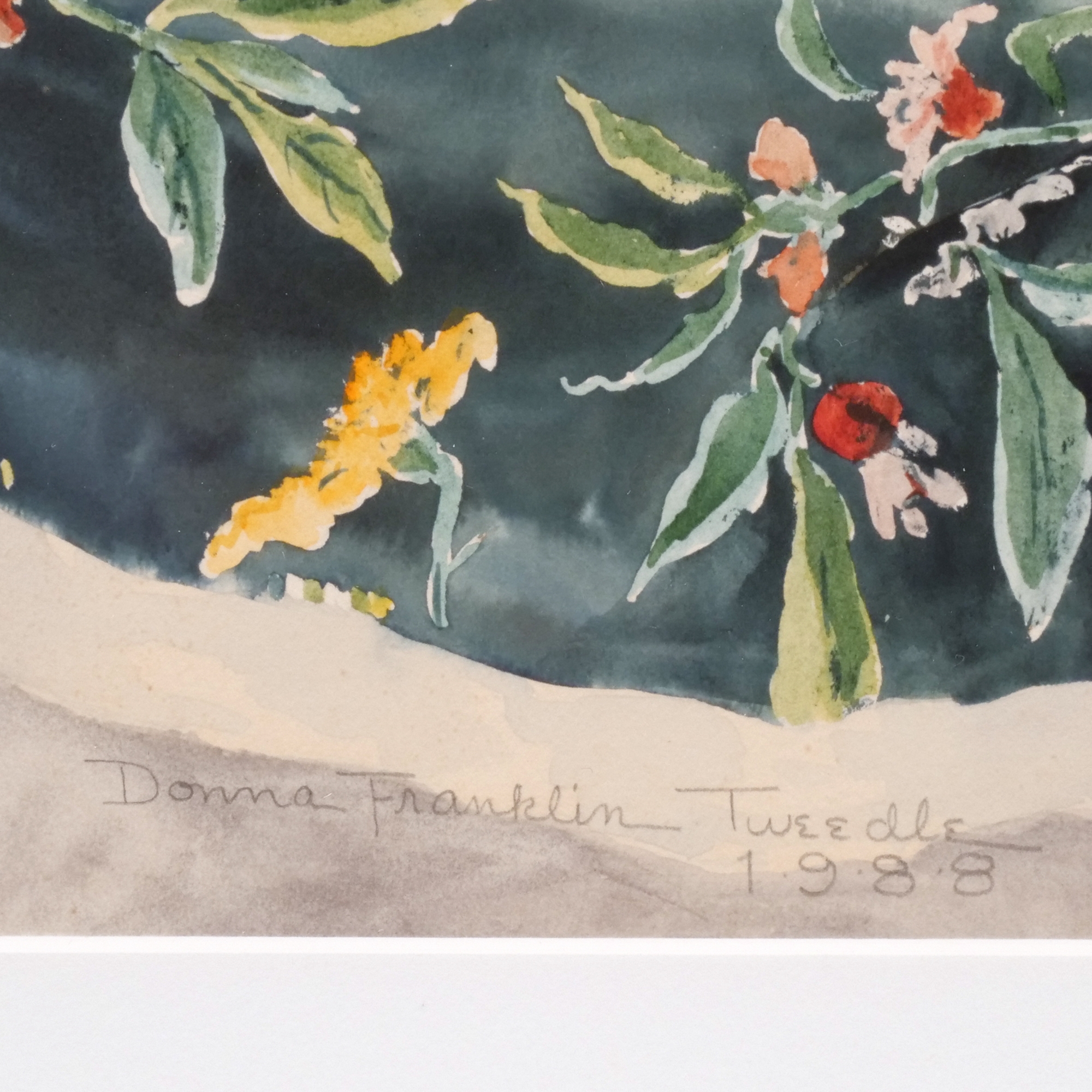 Donna Franklin Tweedle | Tabletop still life (1988) | MutualArt