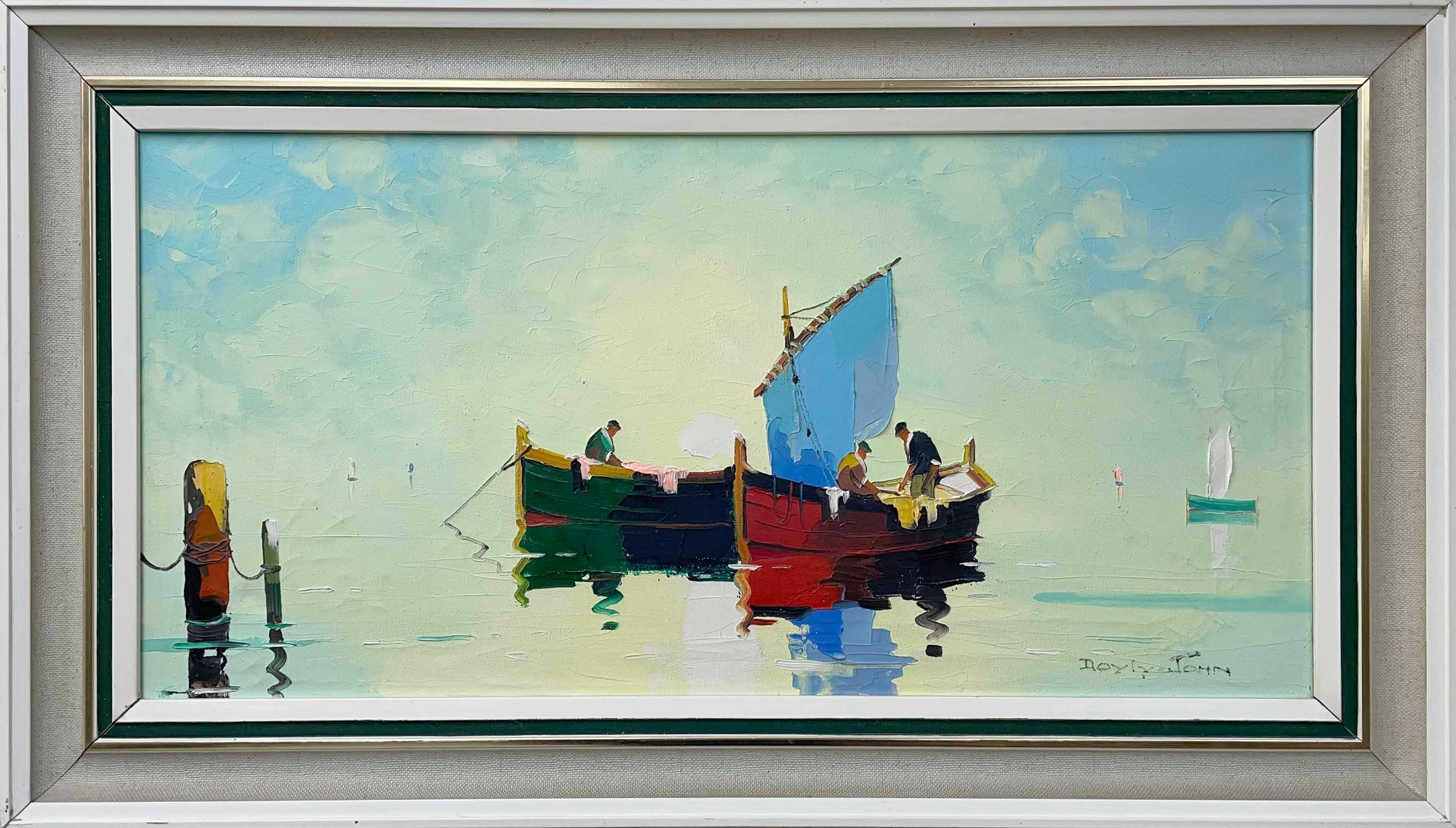 Cecil R. D'Oyly-John | - 'Dawn Fishermen of The French Coast at La ...