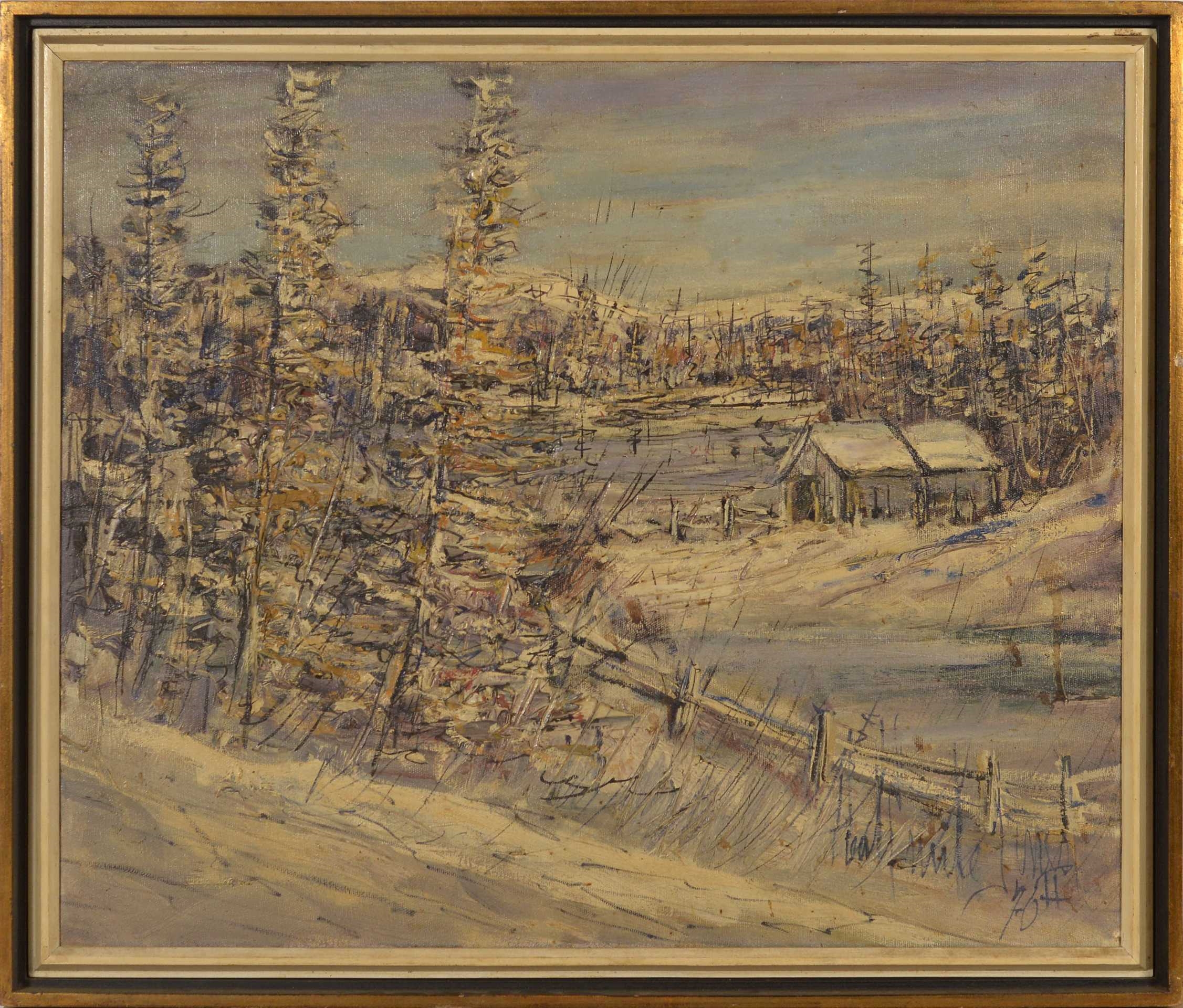 Paul-Émile Genest | Paysage (1969) | MutualArt