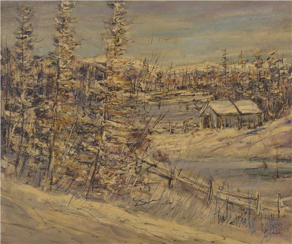 Paul-Émile Genest | Paysage (1969) | MutualArt