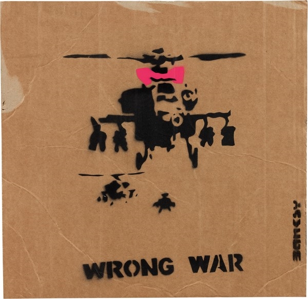 Banksy | Wrong war (2015) | MutualArt