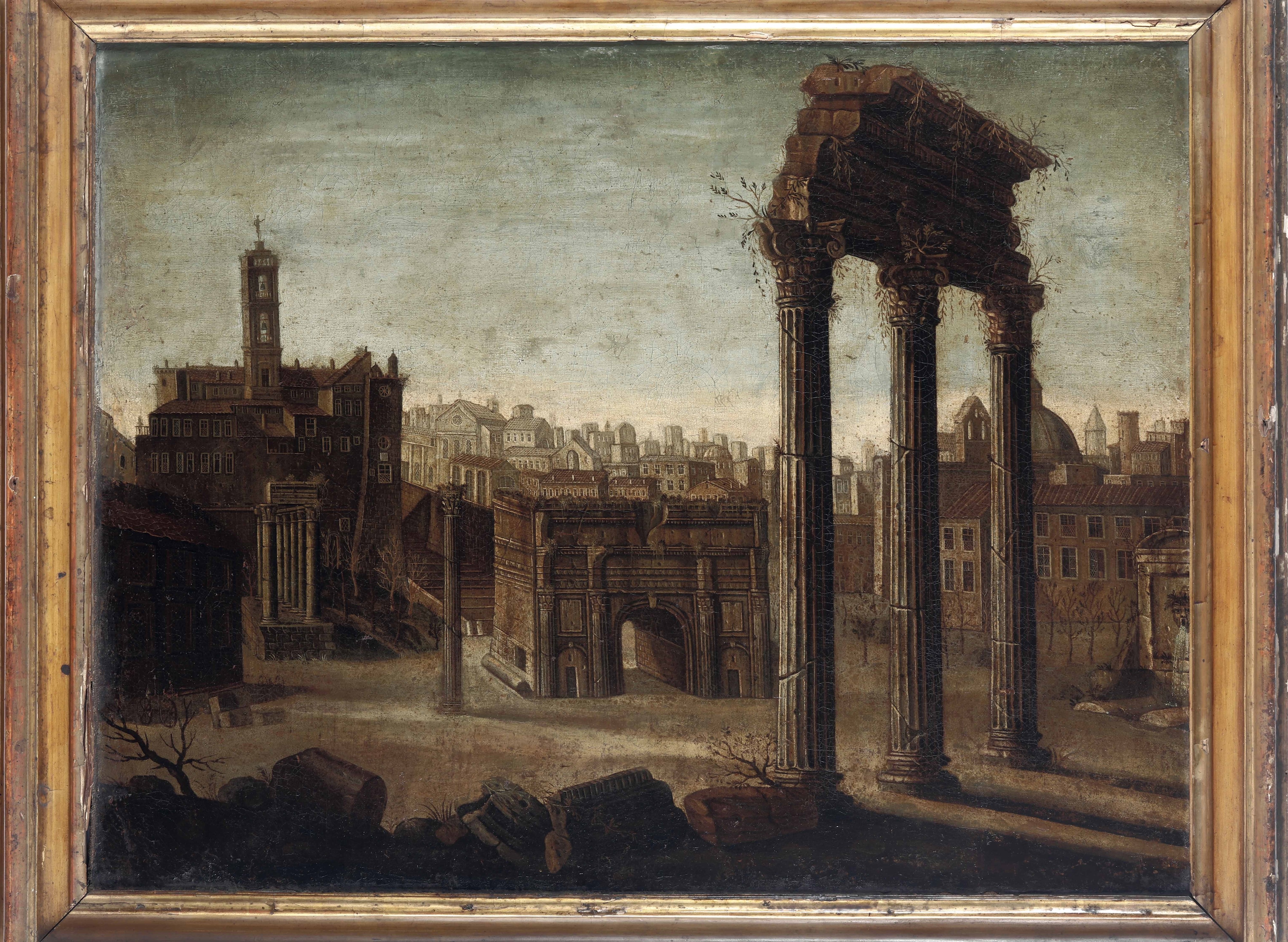 Roman School, 19th Century | Veduta del Foro Romano | MutualArt