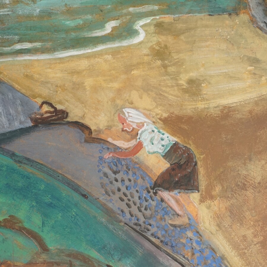 Jacques Lestrille | Récolte du Goémon | MutualArt