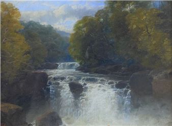 John Brandon Smith | WATERFALL (1875) | MutualArt