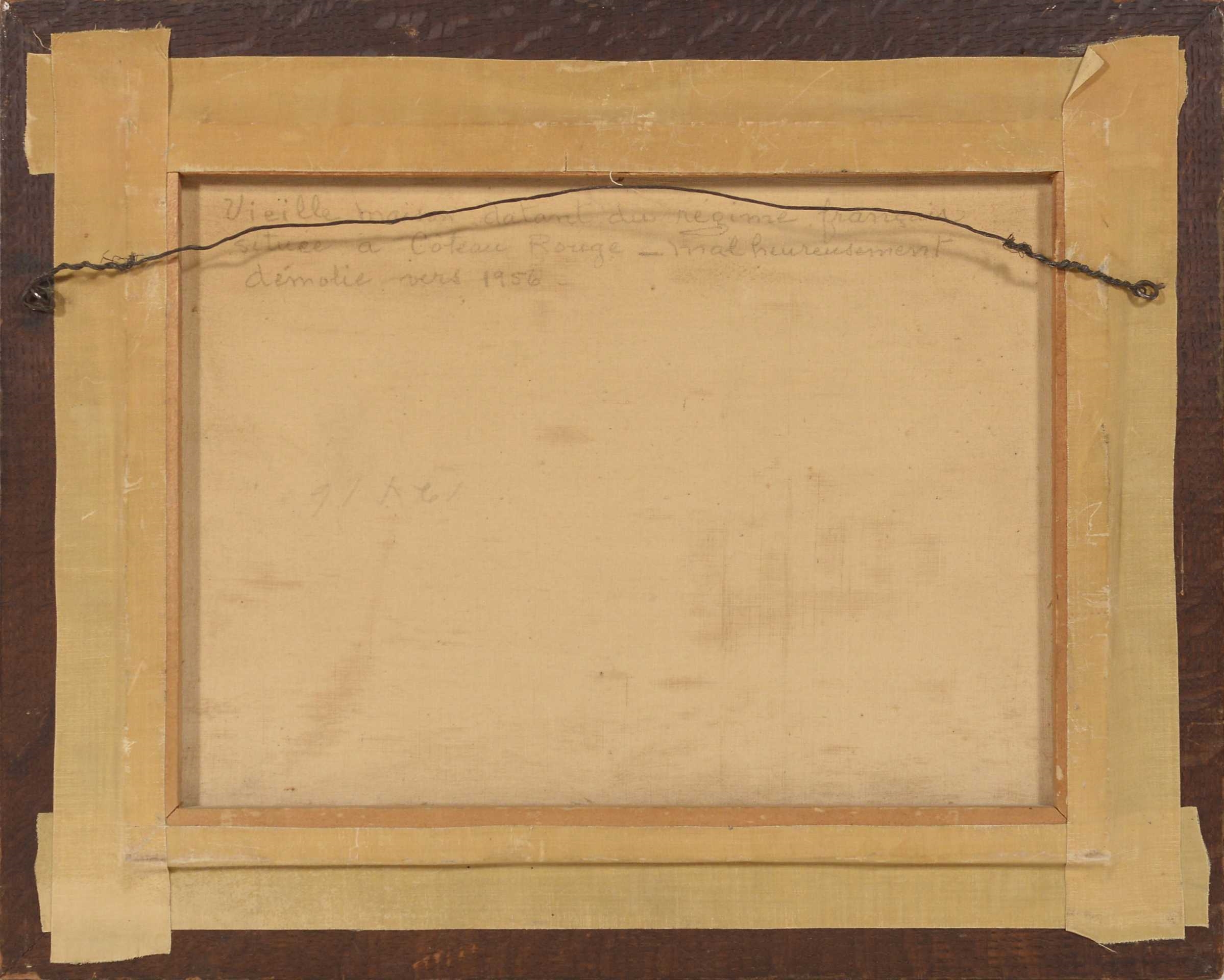 Joseph Jutras | Vieille maison datant du régime français (1951) | MutualArt