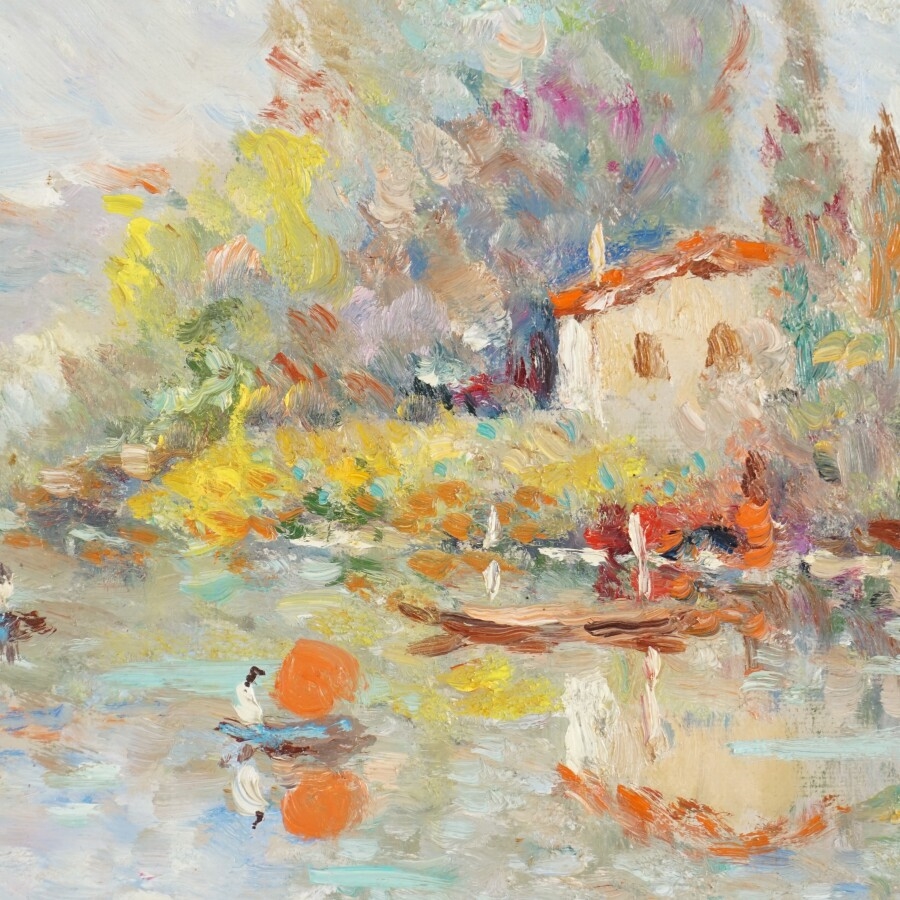 Henri Stenn | Bords de Marne (1976) | MutualArt