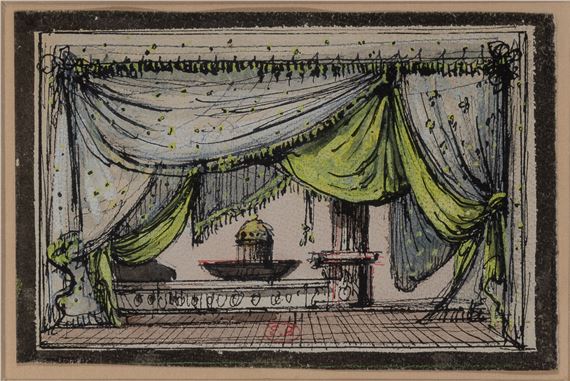 Eugène Berman | Set Design for La Scala's Ballet Imperial (Music by ...