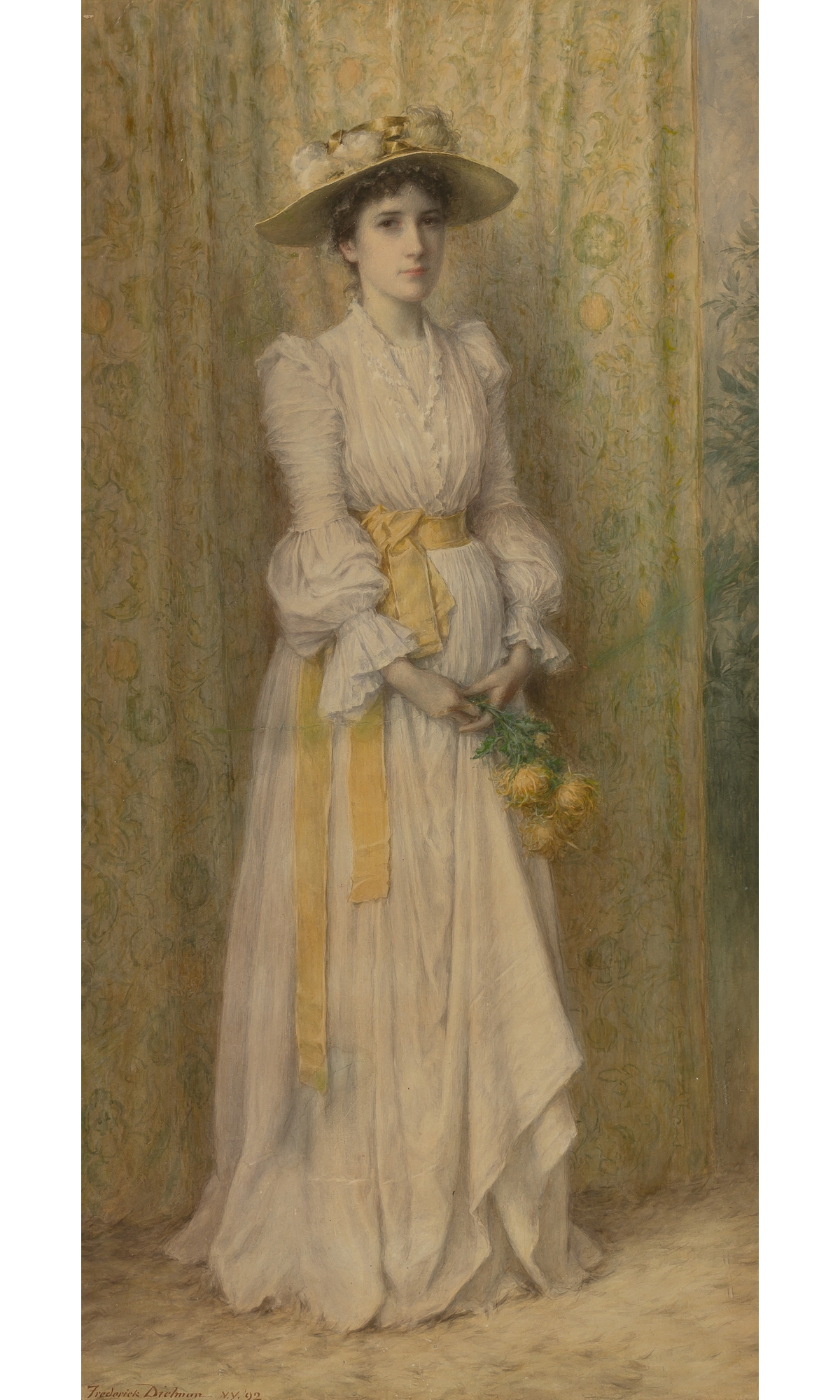 Frederick Dielman | Portrait of a Lady | MutualArt