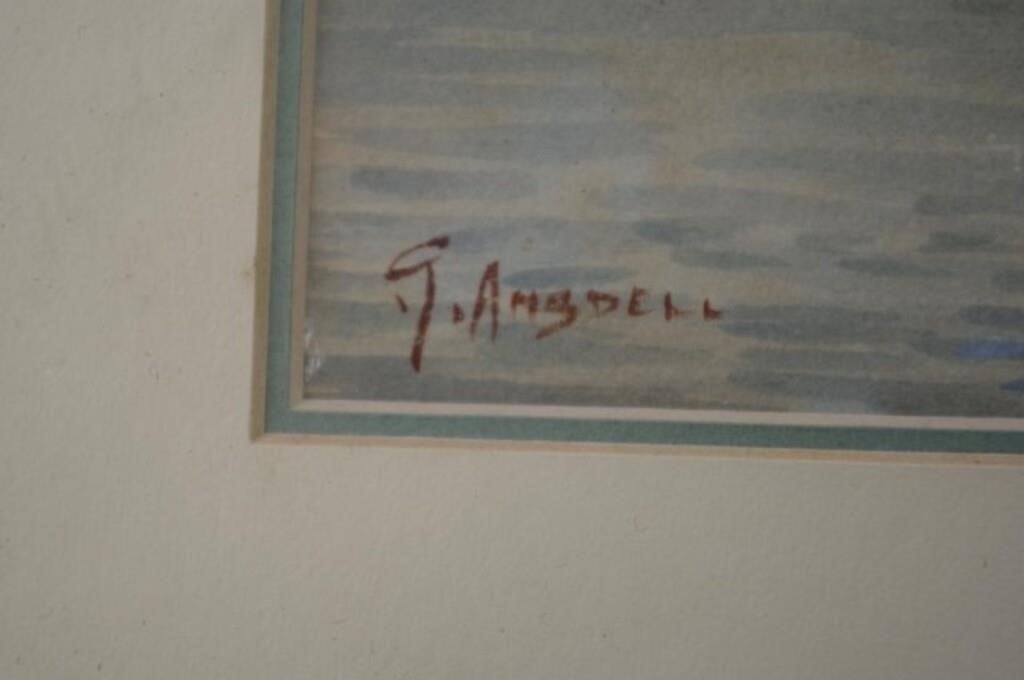 Gerald George Reginald Ansdell | Boats docking | MutualArt