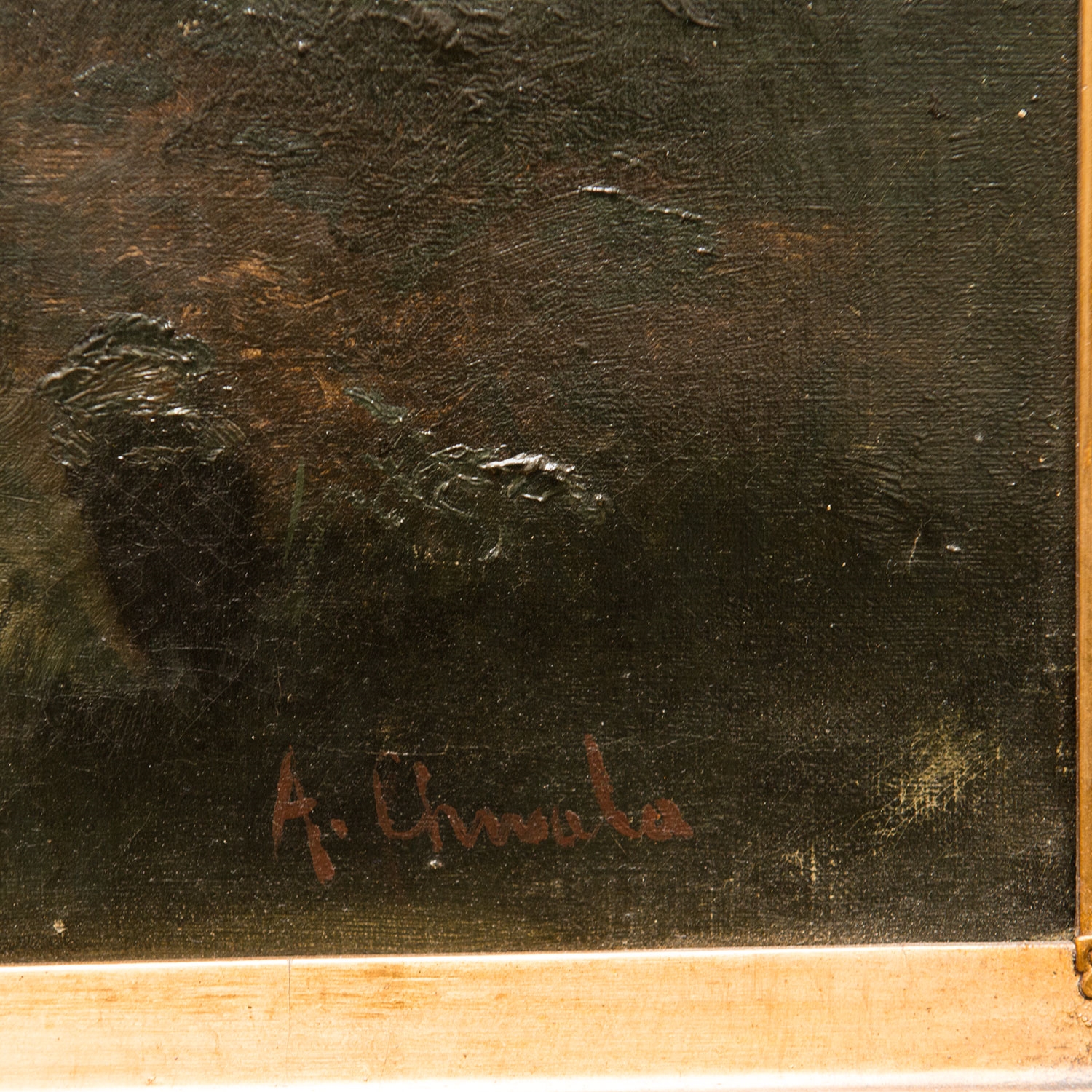 Adolf Chwala | landscape at moonlight | MutualArt